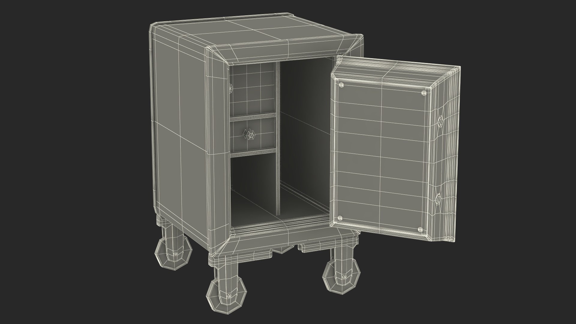 3D Antique Safe - TurboSquid 2171905