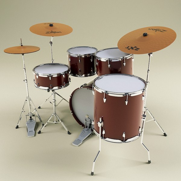3d model drum kit