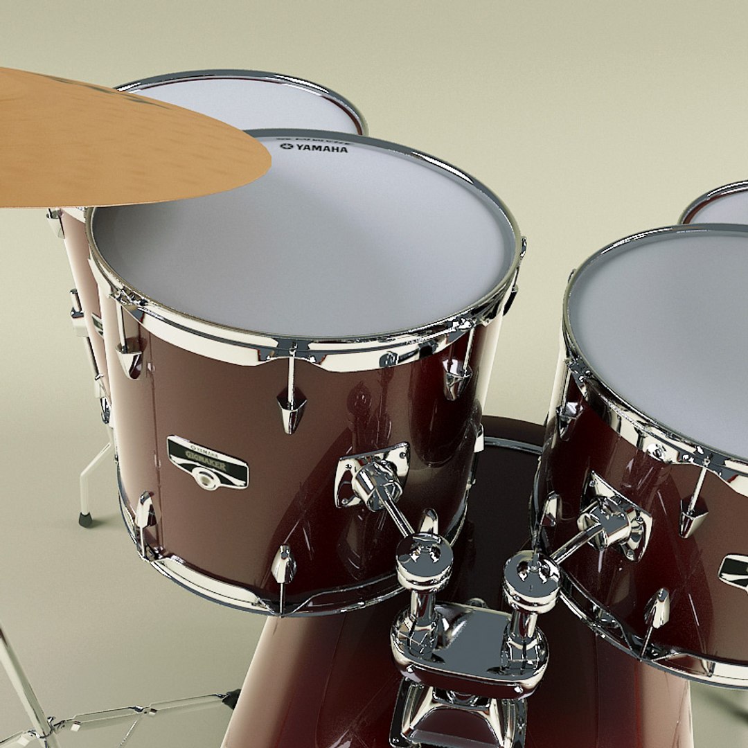 3d Model Drum Kit
