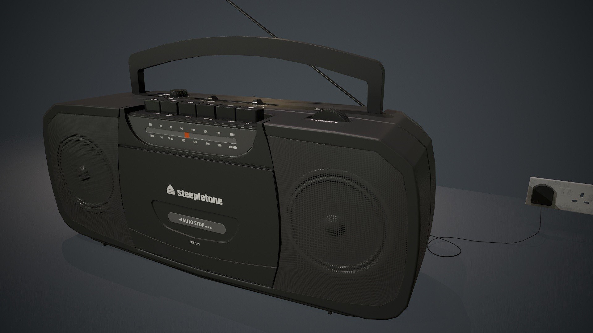 Radio Cassette Player 3D - TurboSquid 1352015