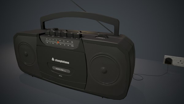 Low Poly Boom Box 3D Models for Download | TurboSquid