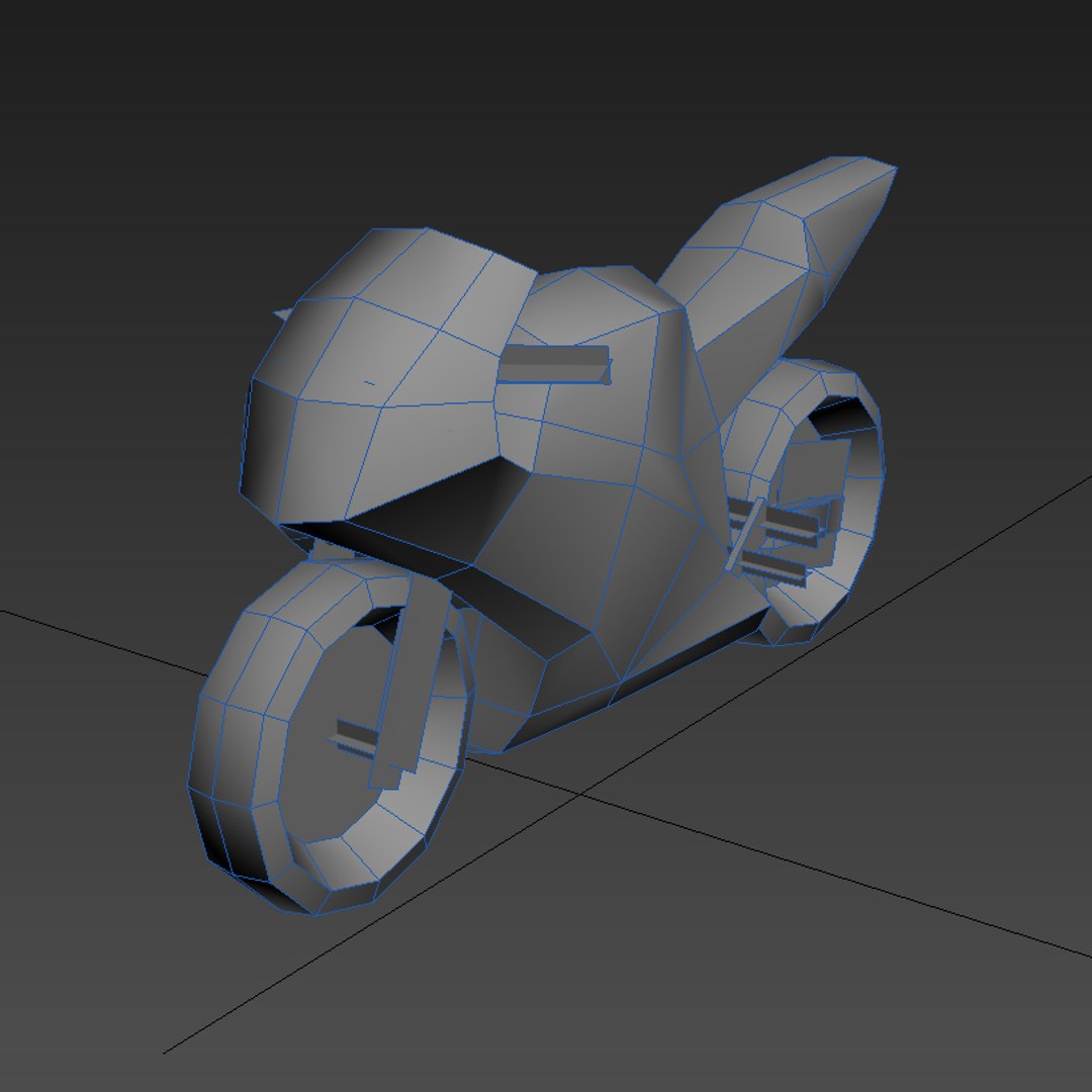 sport bike 3d model