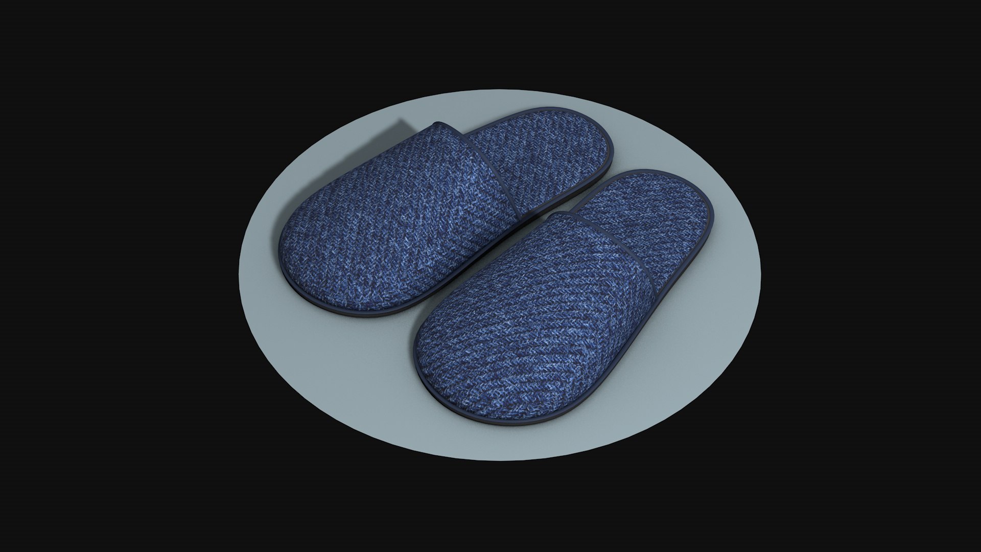 3D Mens Slippers - TurboSquid 2305033