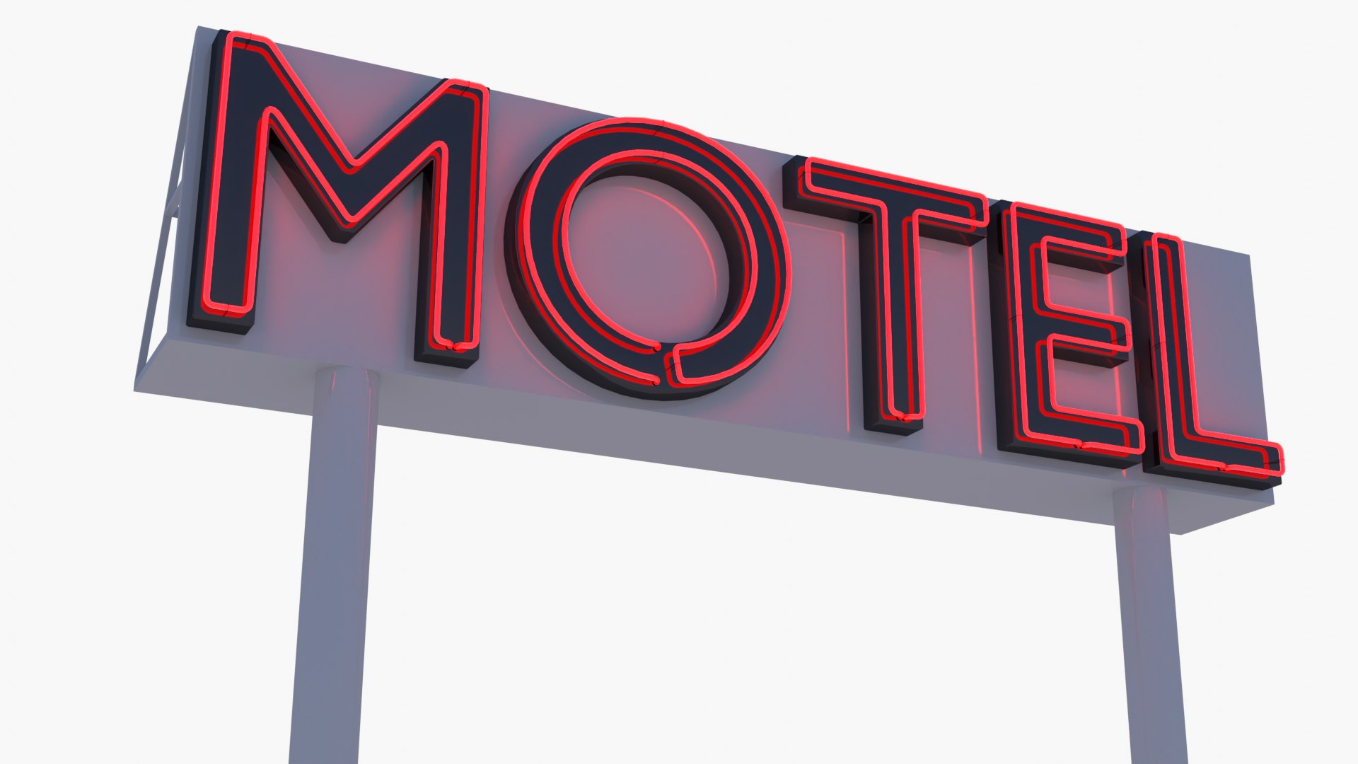MOTEL Billboard 3D - TurboSquid 2022087