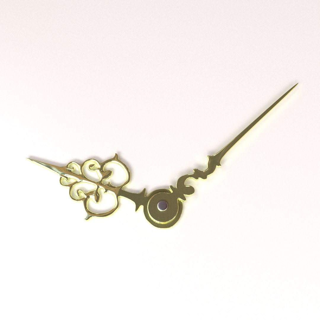 Clock Hands 3d Model