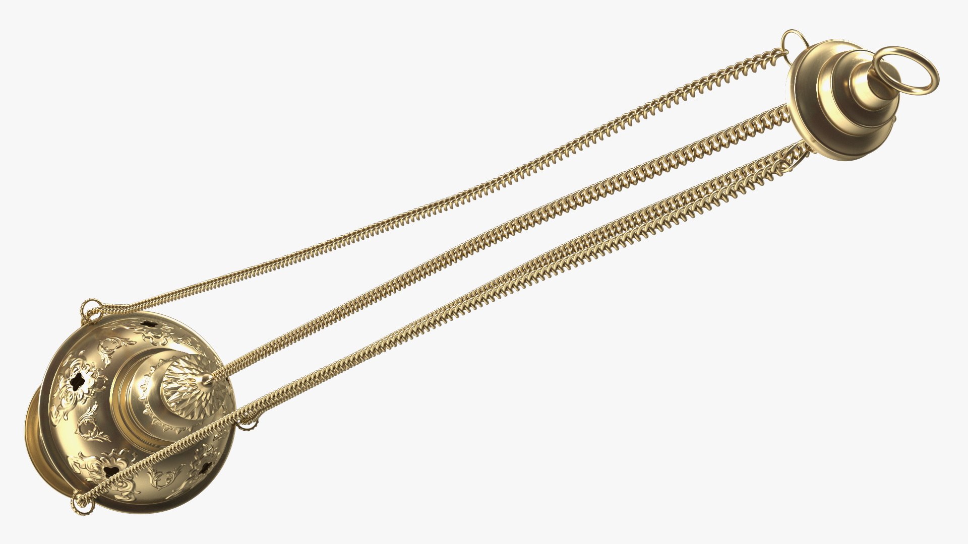 3D Chain Censer Gold - TurboSquid 2170098
