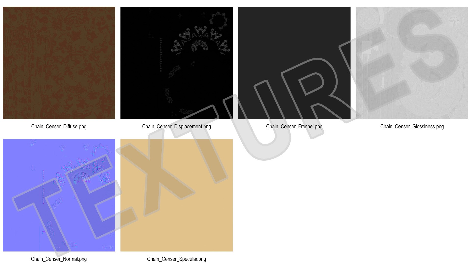 3D Chain Censer Gold - TurboSquid 2170098