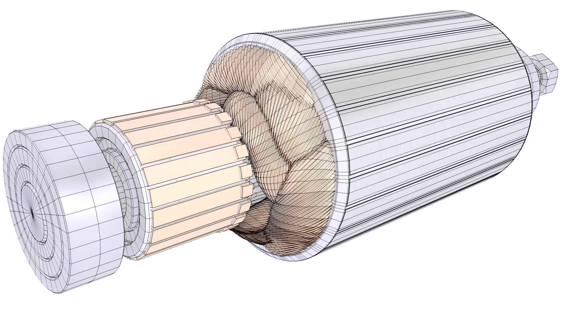 3D Rotor Electric Motor - TurboSquid 1679889