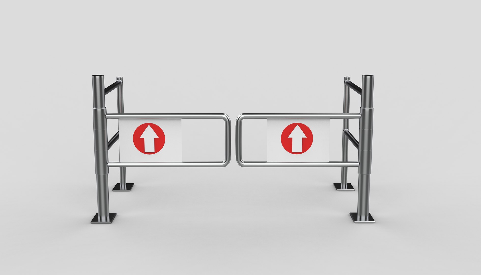 3D Automatic Swing Gate 3D Model - TurboSquid 2440069