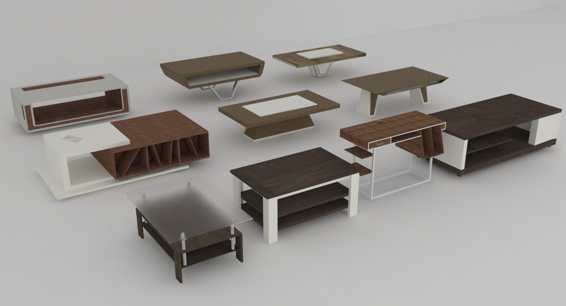 3D Model Tables Desk Collections - TurboSquid 1321778