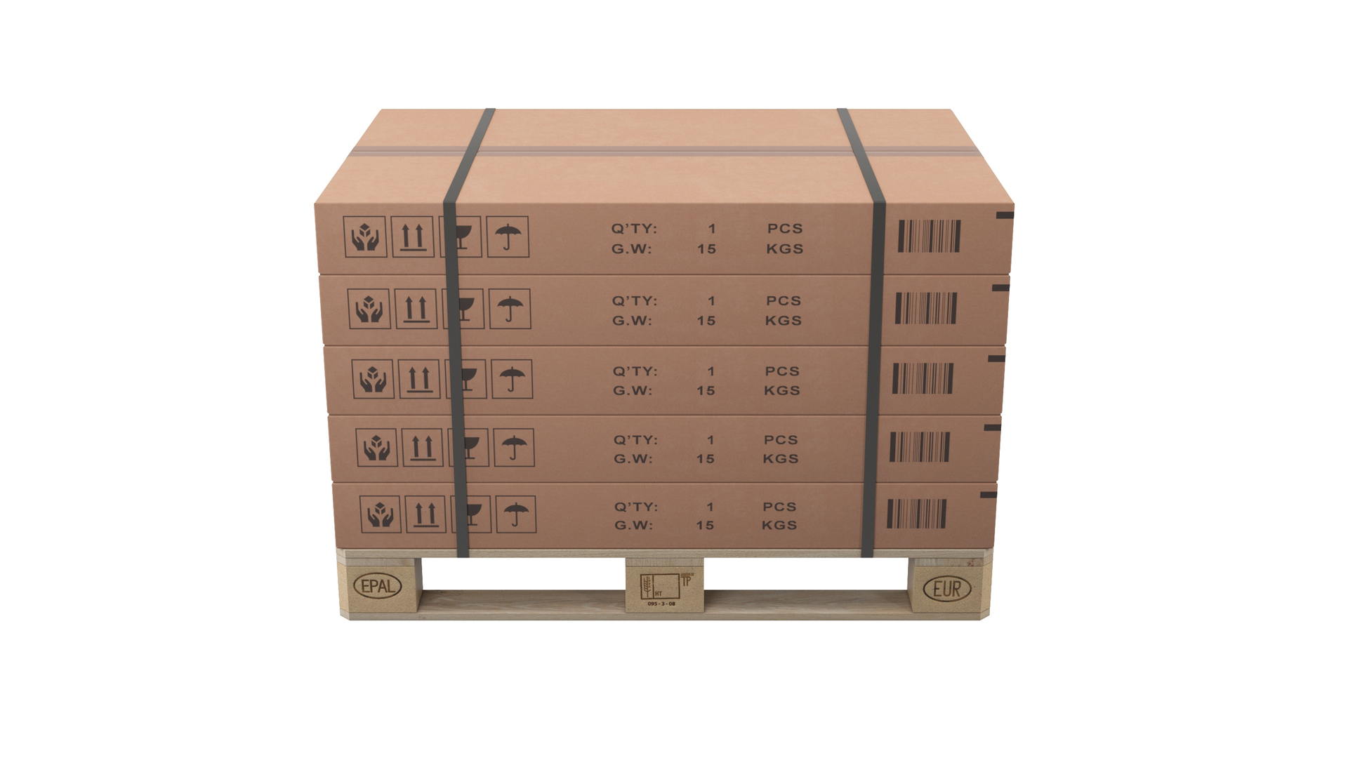 Pallet With Boxes 3D model - TurboSquid 1991079