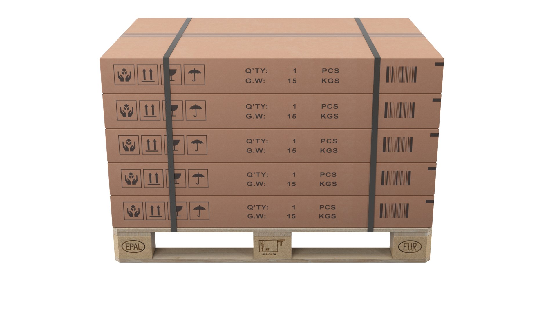 Pallet With Boxes 3D model - TurboSquid 1991079