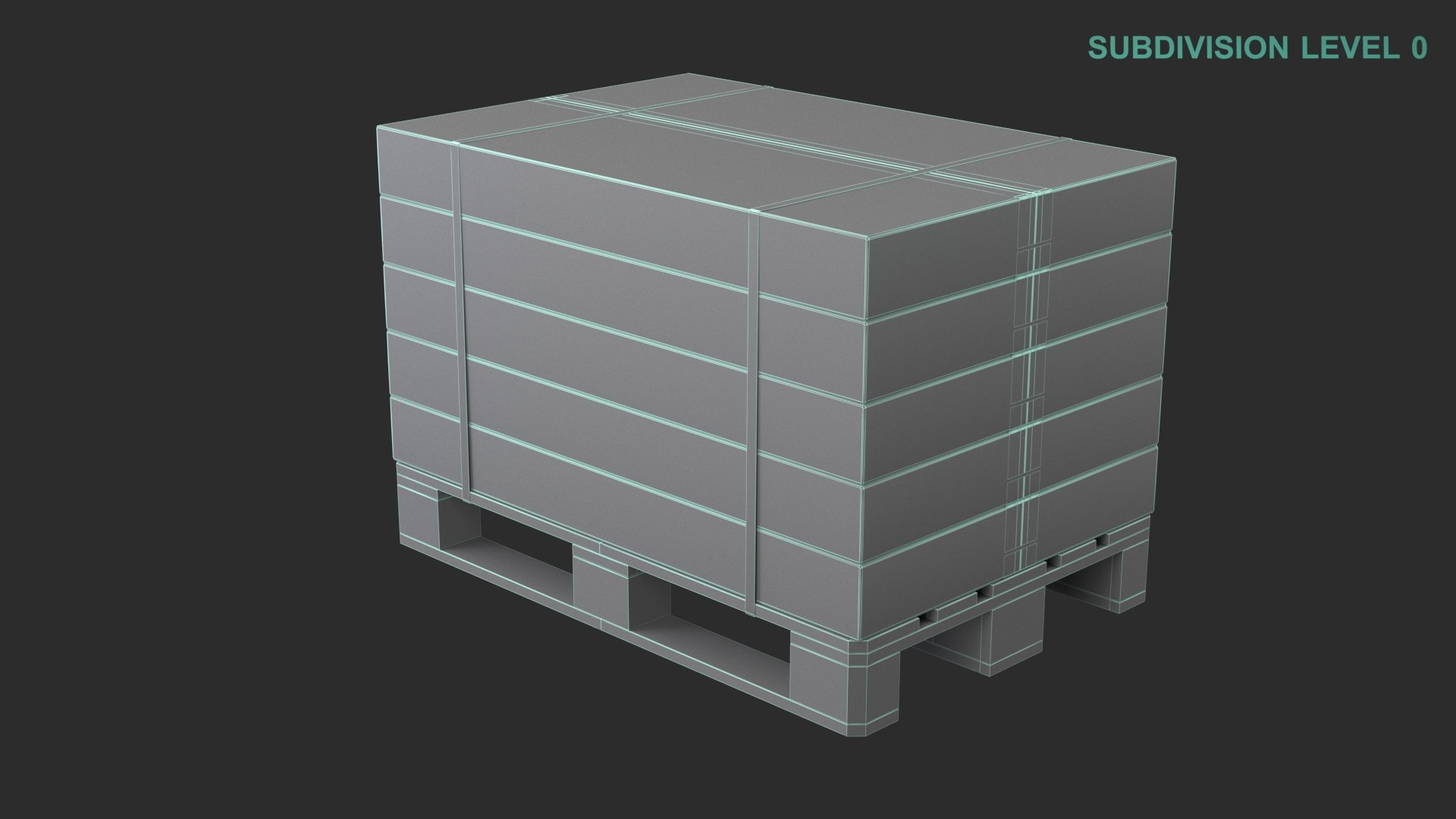 Pallet With Boxes 3D model - TurboSquid 1991079