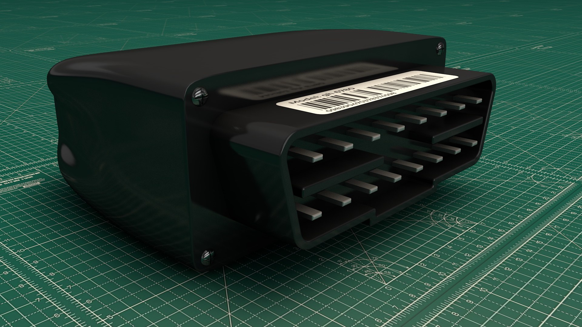 GPS Tracker OBD2 3D Model - TurboSquid 1798907