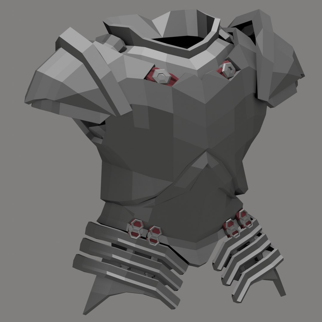 3D LowPoly Knight Armor Set 1 - TurboSquid 2275779