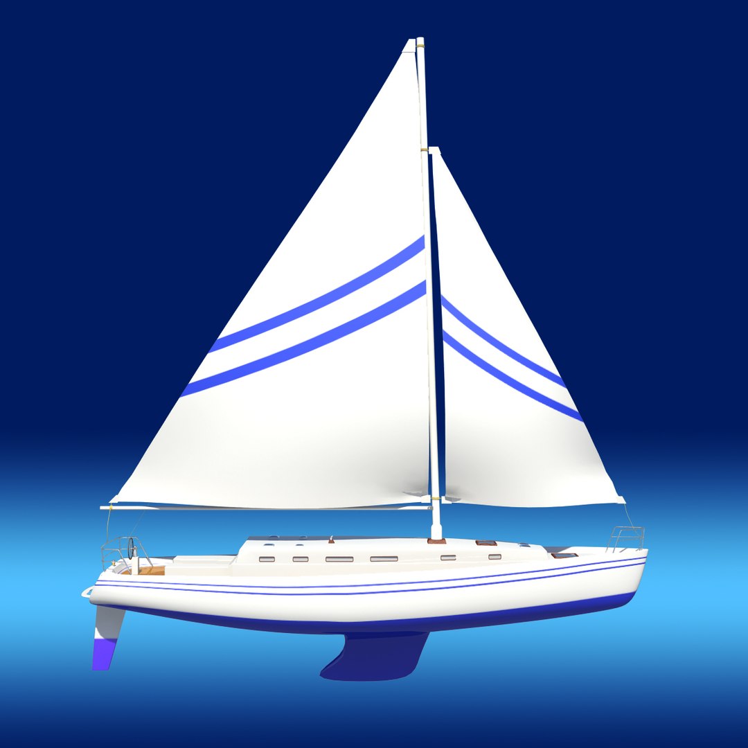3d Sail Boat Sailboat Model