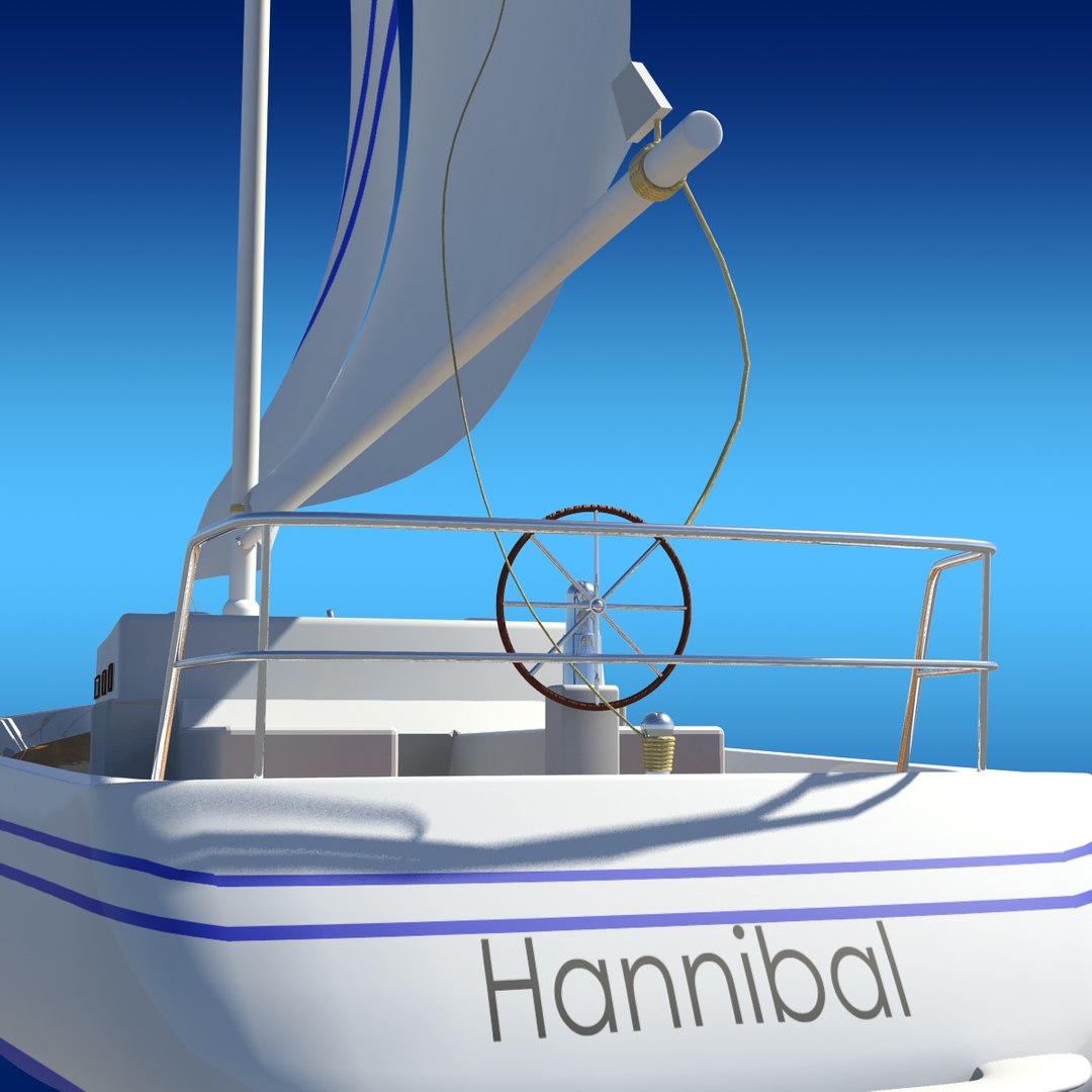 3d Sail Boat Sailboat Model
