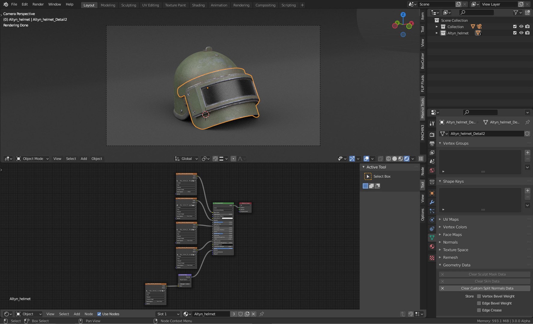 Altyn Helmet 3D Model - TurboSquid 1725565