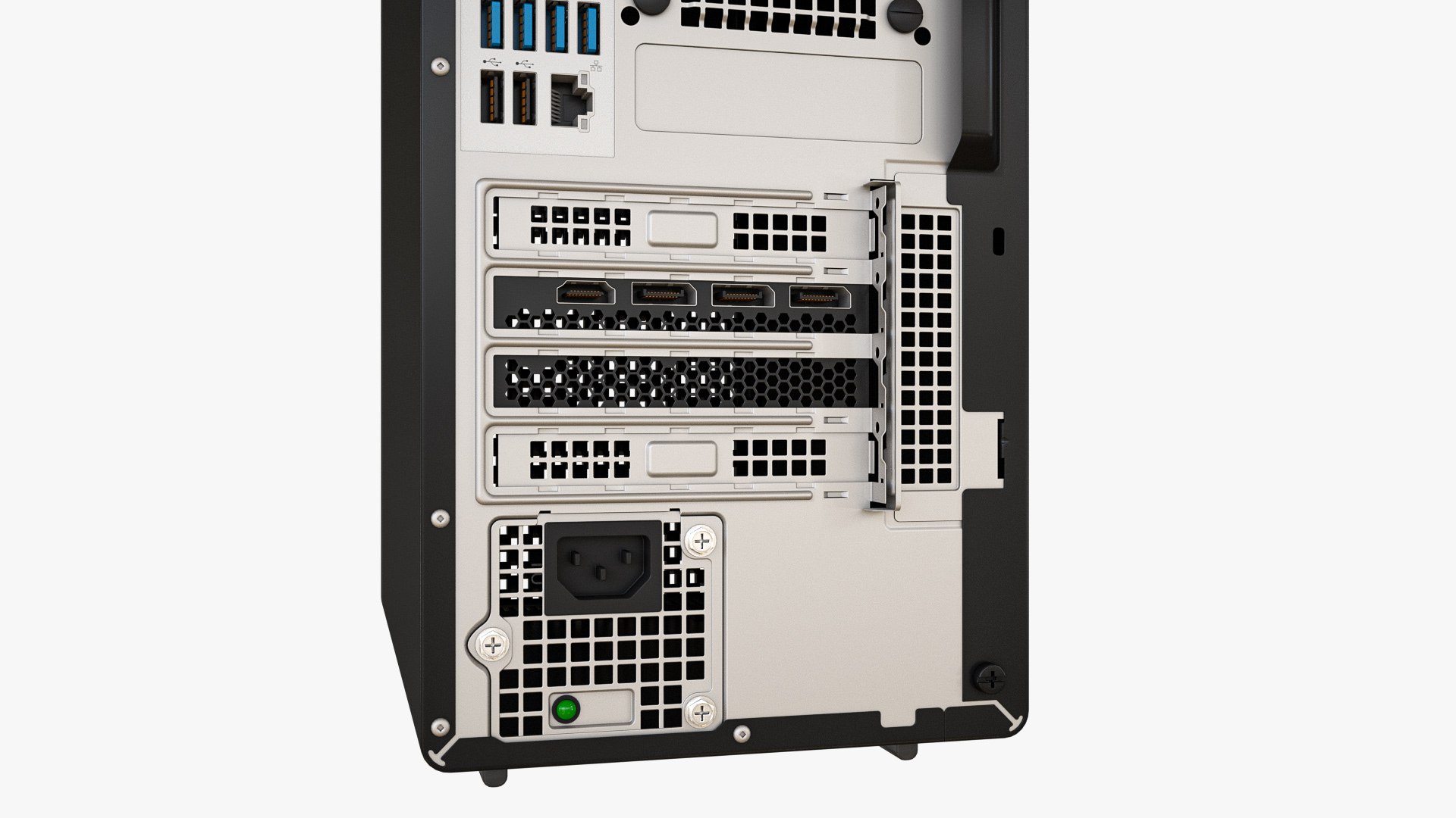 3D Dell XPS 8940 Desktop Black - TurboSquid 2069333