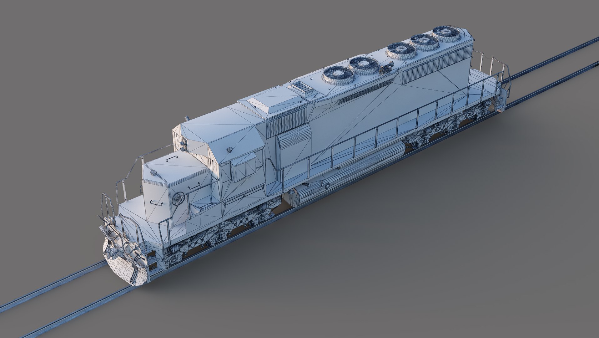 3D Electro-Motive Diesel SD40 Model - TurboSquid 2103123