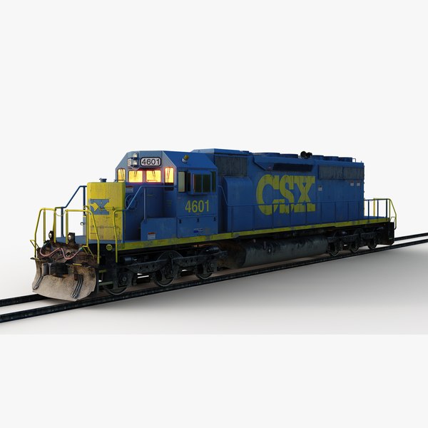 Electro-Motive Diesel SD40 3D 모델 - TurboSquid 2103123