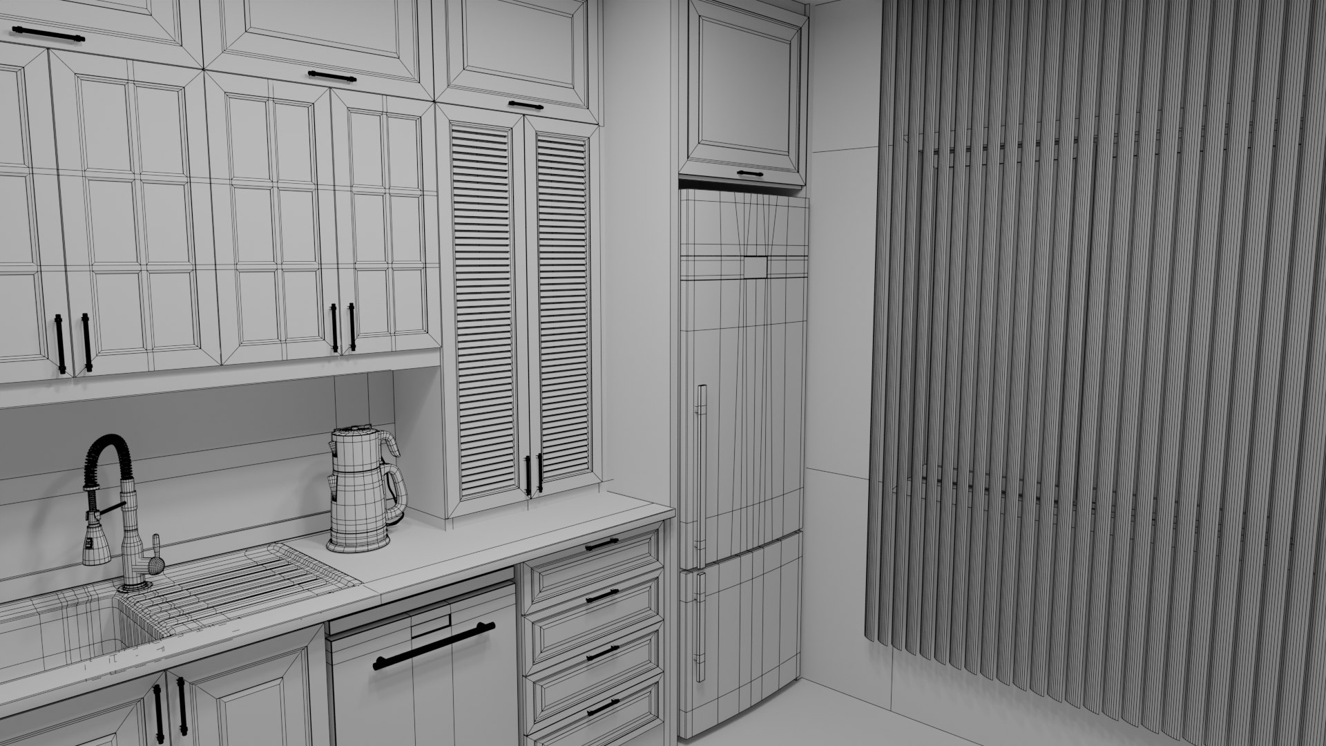 3D Kitchen Model D Scene - TurboSquid 2120856