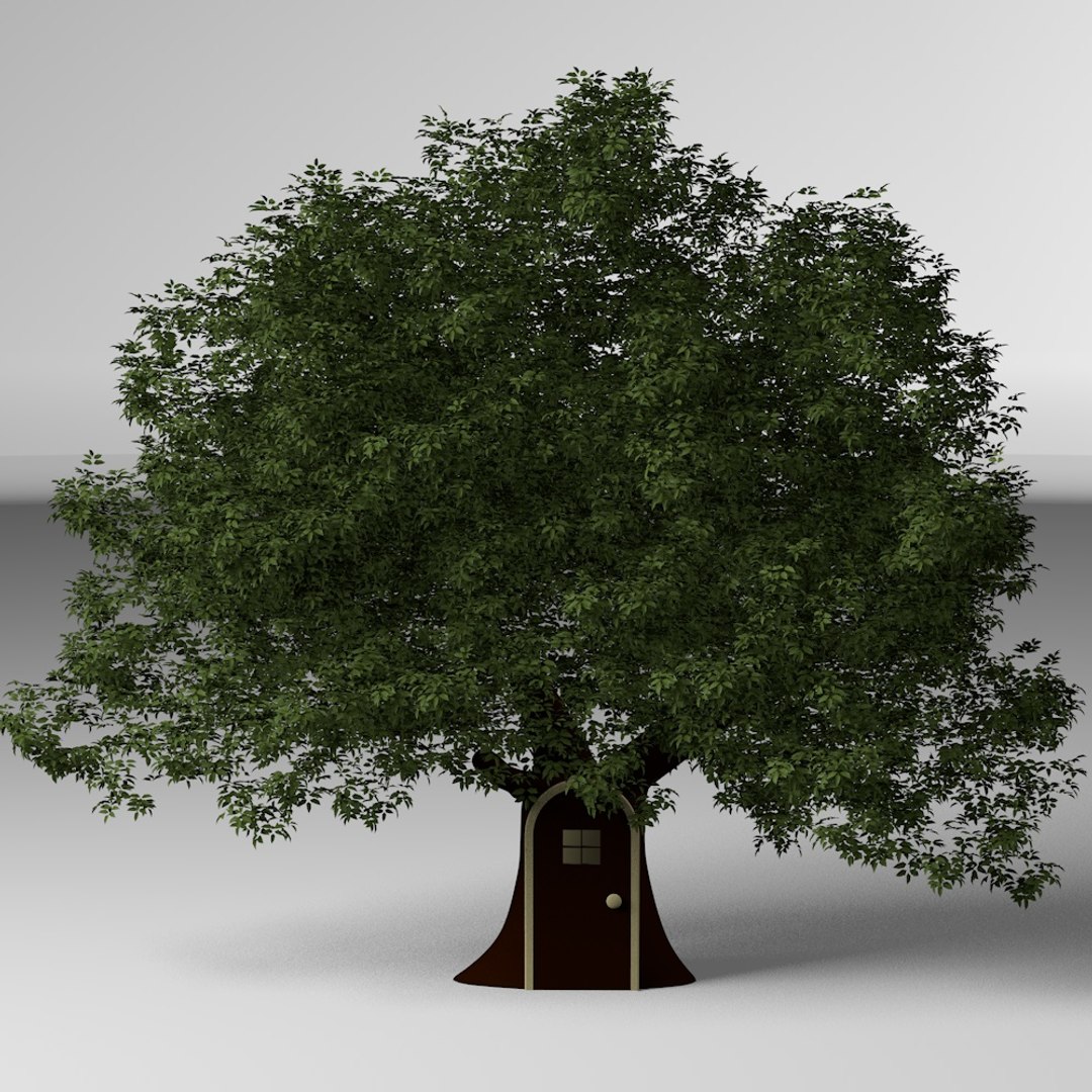 treehouse 3d obj