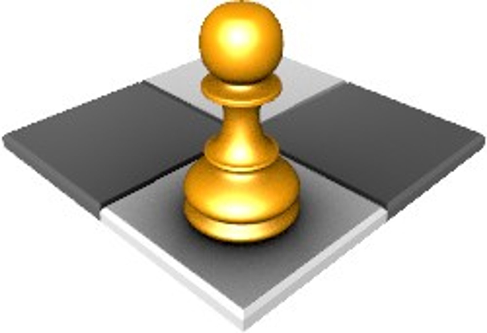 Pawn Knight Rook 3d Model