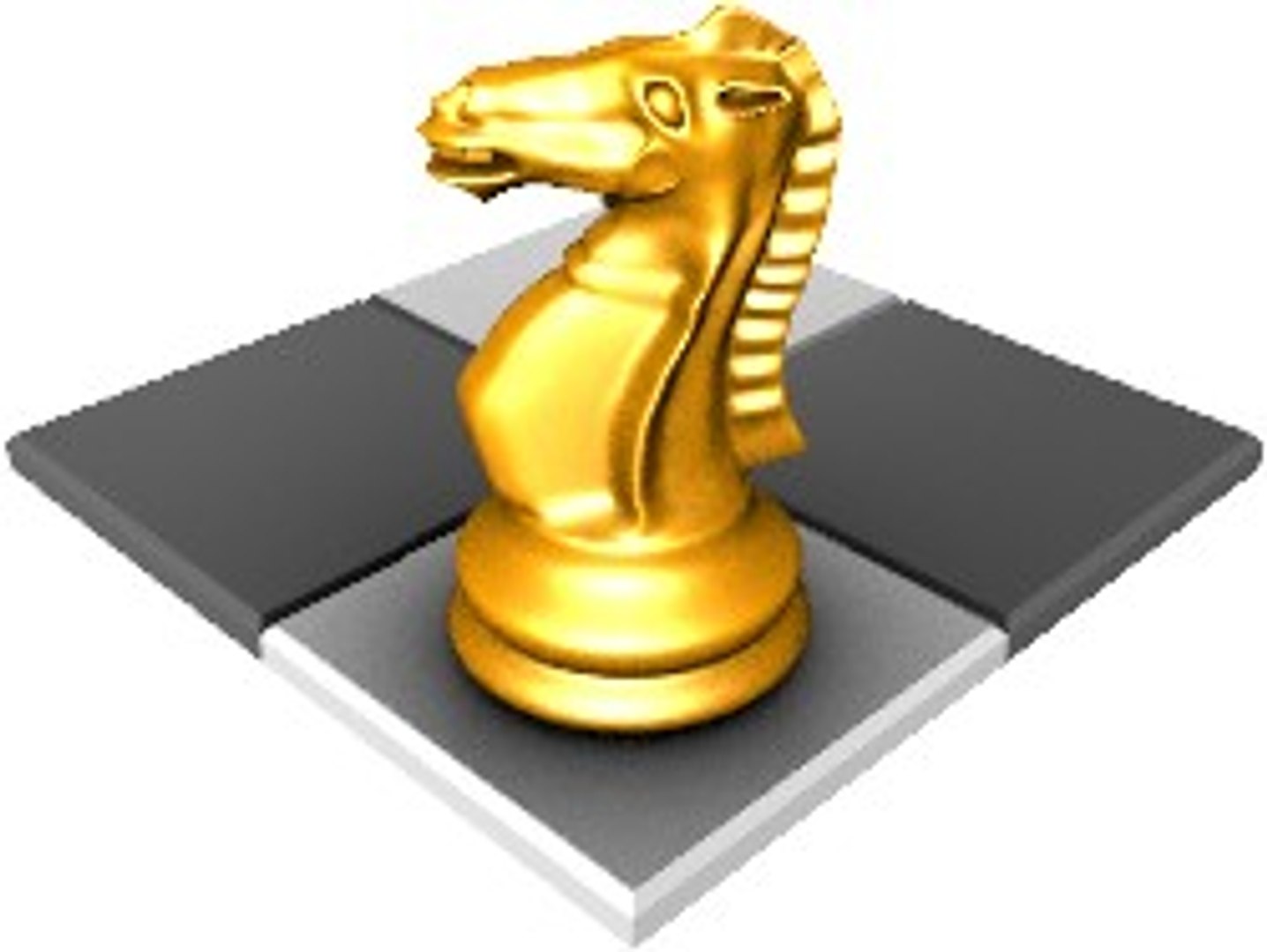 Pawn Knight Rook 3d Model