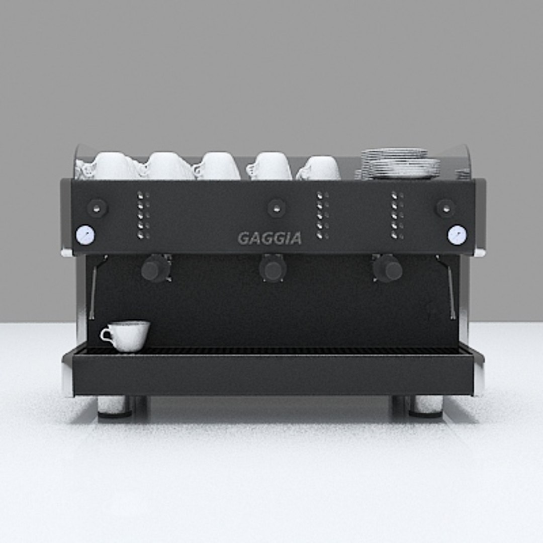 Espresso Coffee Machine Gaggia Model - TurboSquid 1345997