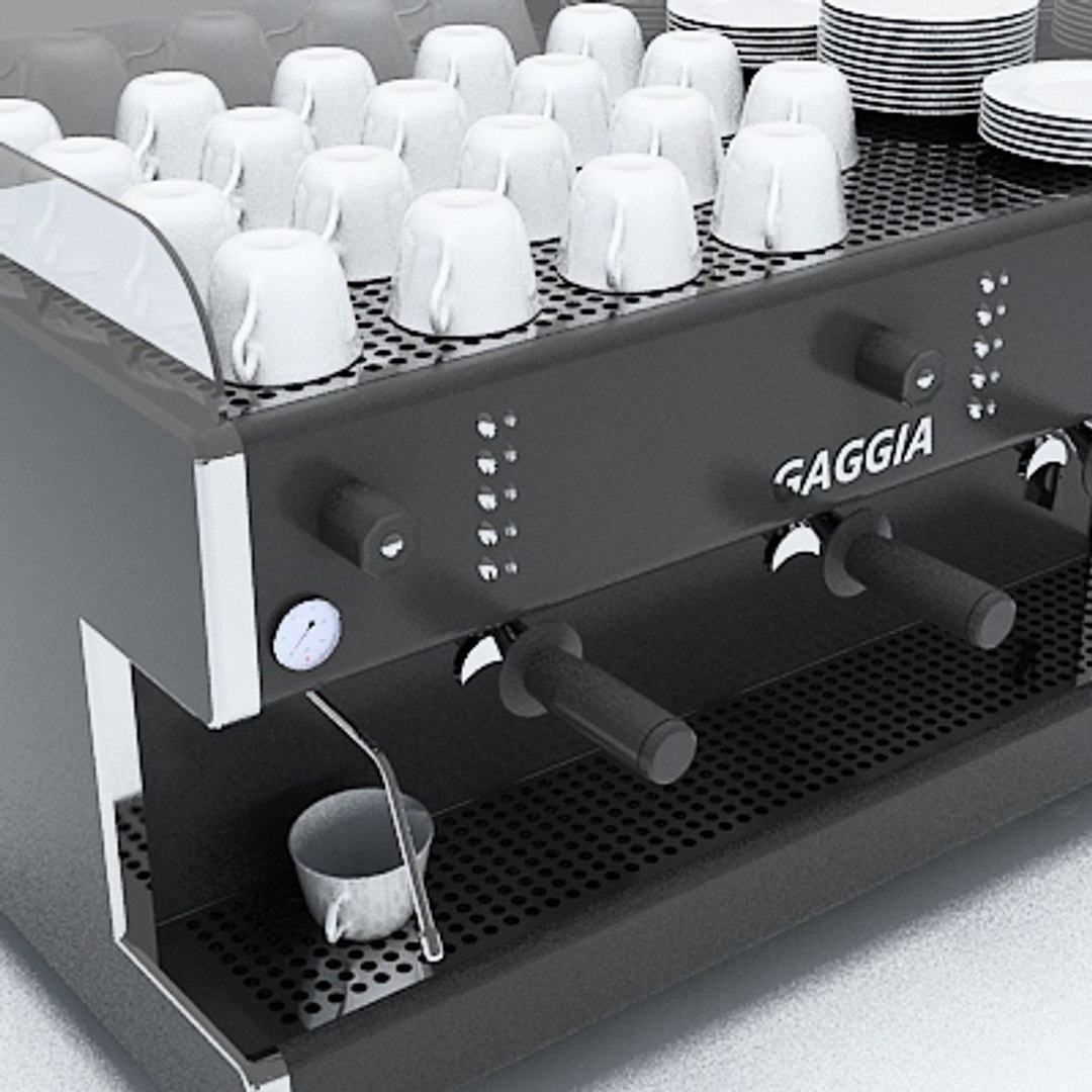 Espresso Coffee Machine Gaggia Model - TurboSquid 1345997