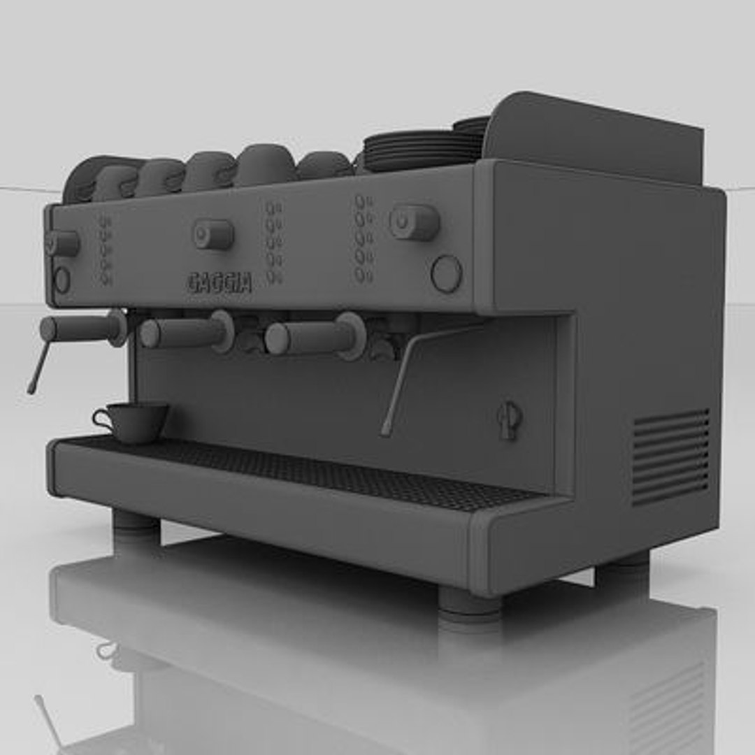 Espresso Coffee Machine Gaggia Model - TurboSquid 1345997