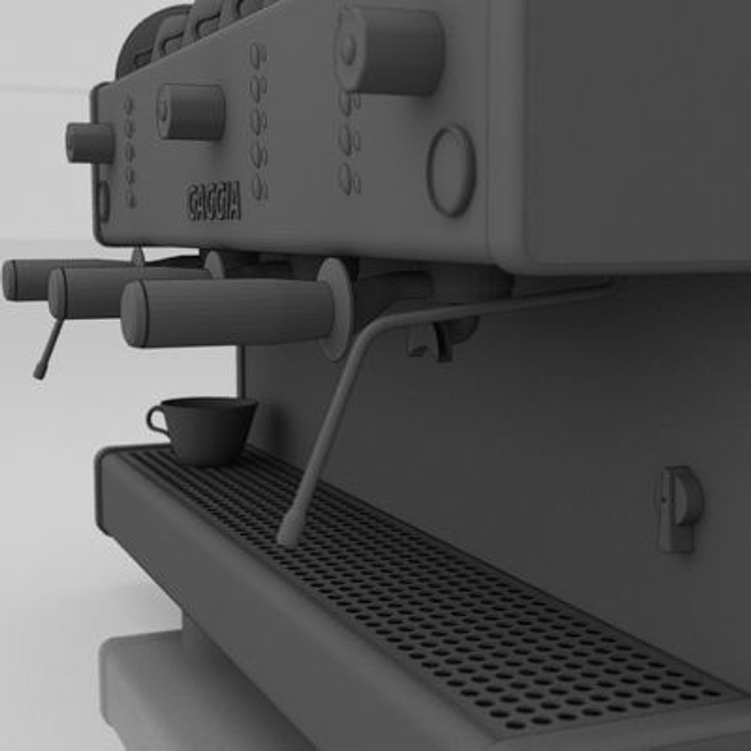 Espresso Coffee Machine Gaggia Model - TurboSquid 1345997