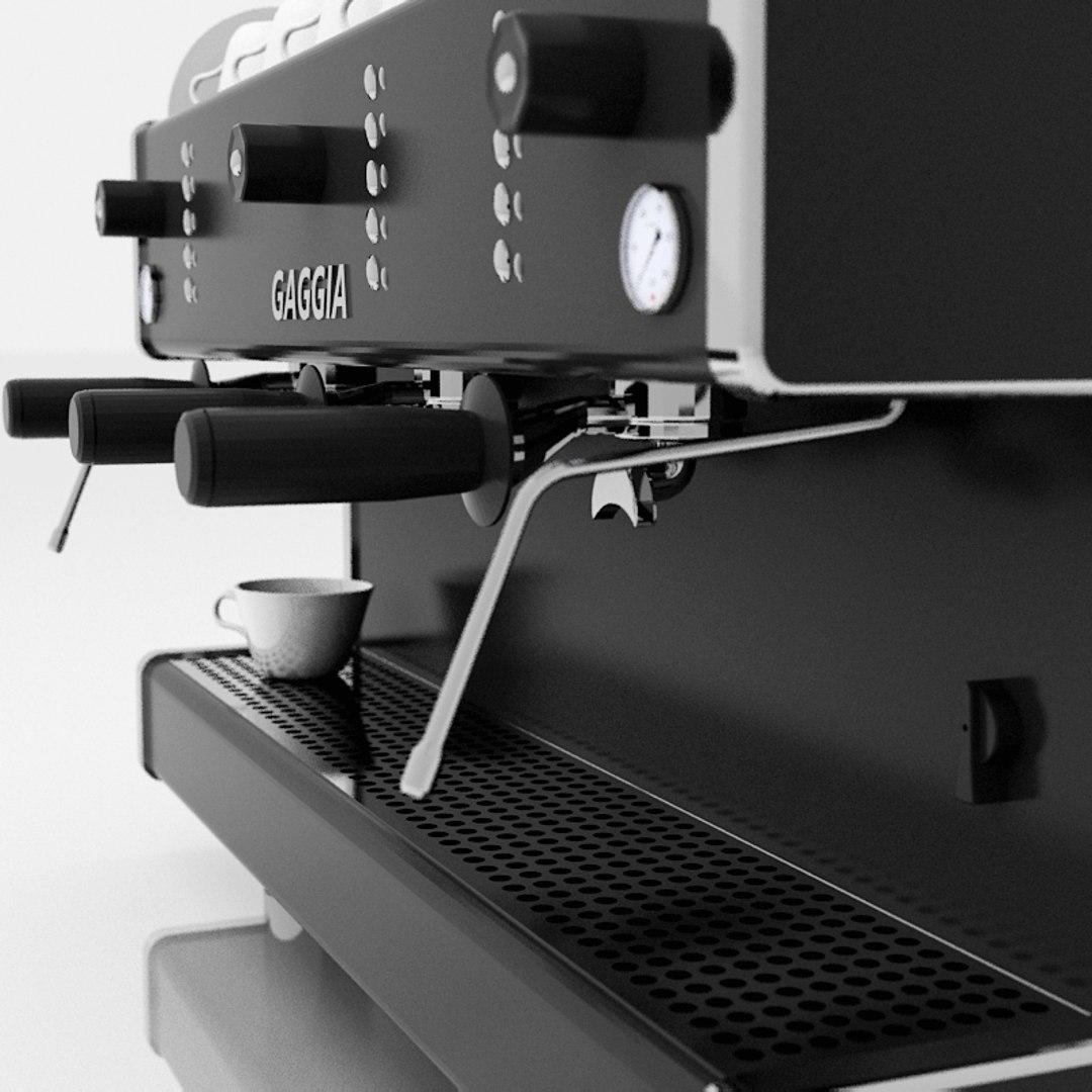 Espresso Coffee Machine Gaggia Model - TurboSquid 1345997