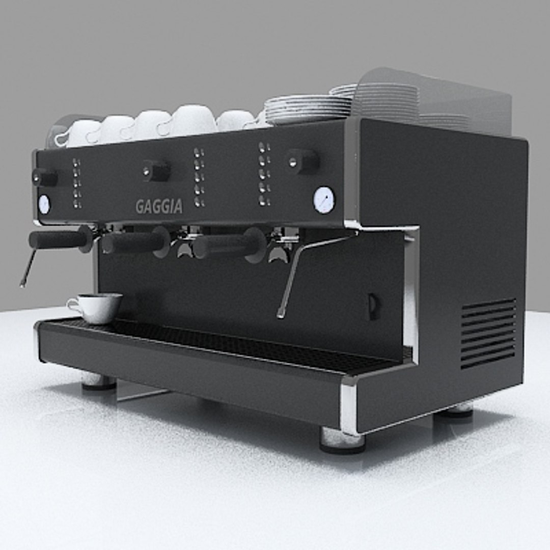 Espresso Coffee Machine Gaggia Model - TurboSquid 1345997