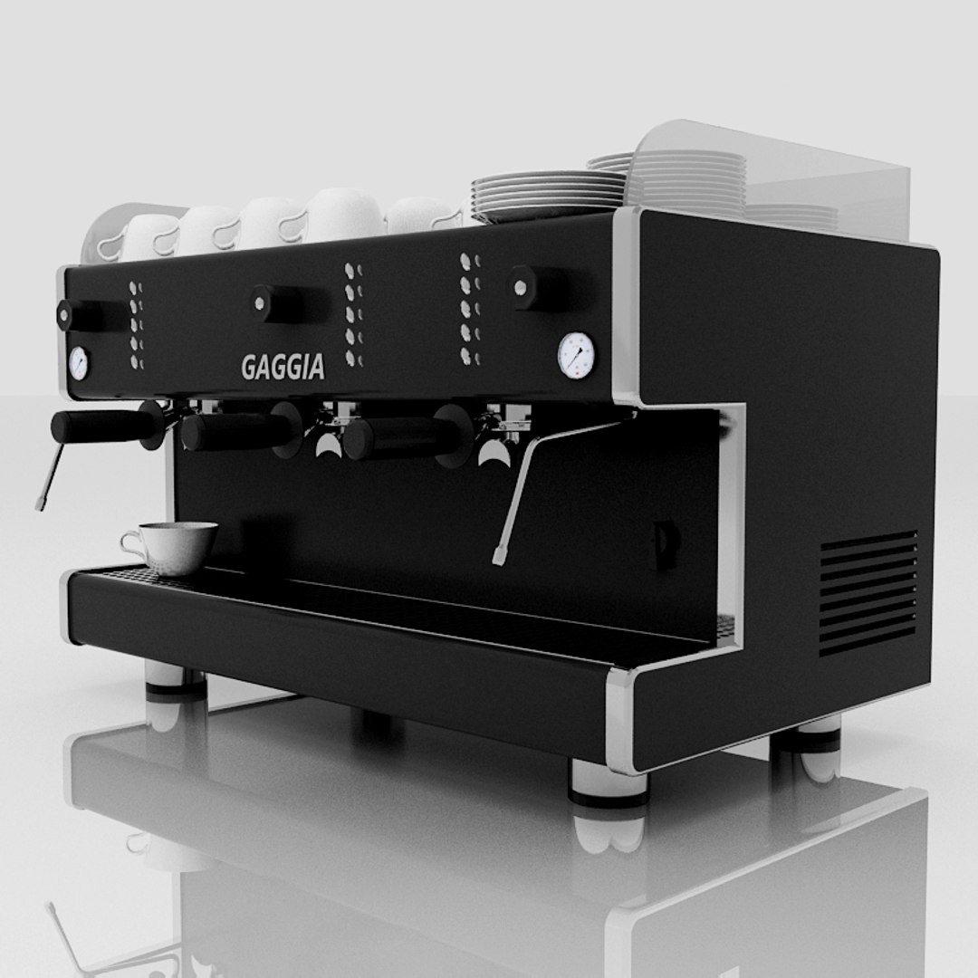 Espresso Coffee Machine Gaggia Model - TurboSquid 1345997