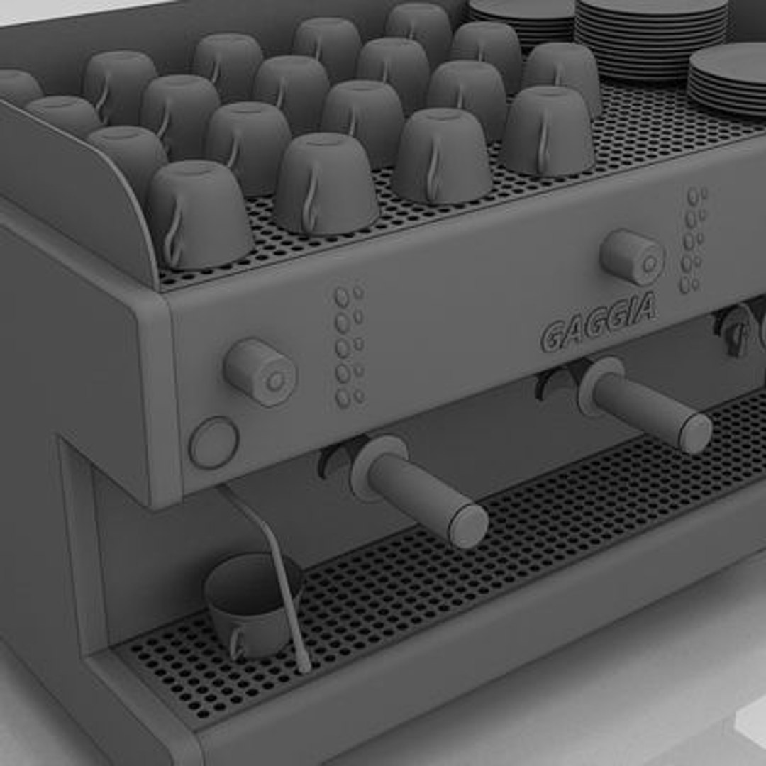 Espresso Coffee Machine Gaggia Model - TurboSquid 1345997