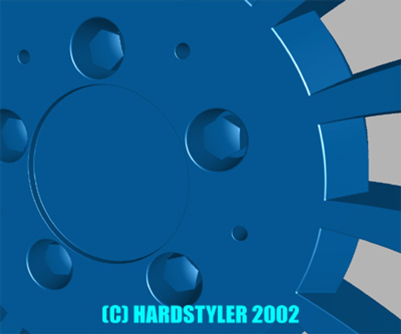iges industrial rim 3d model