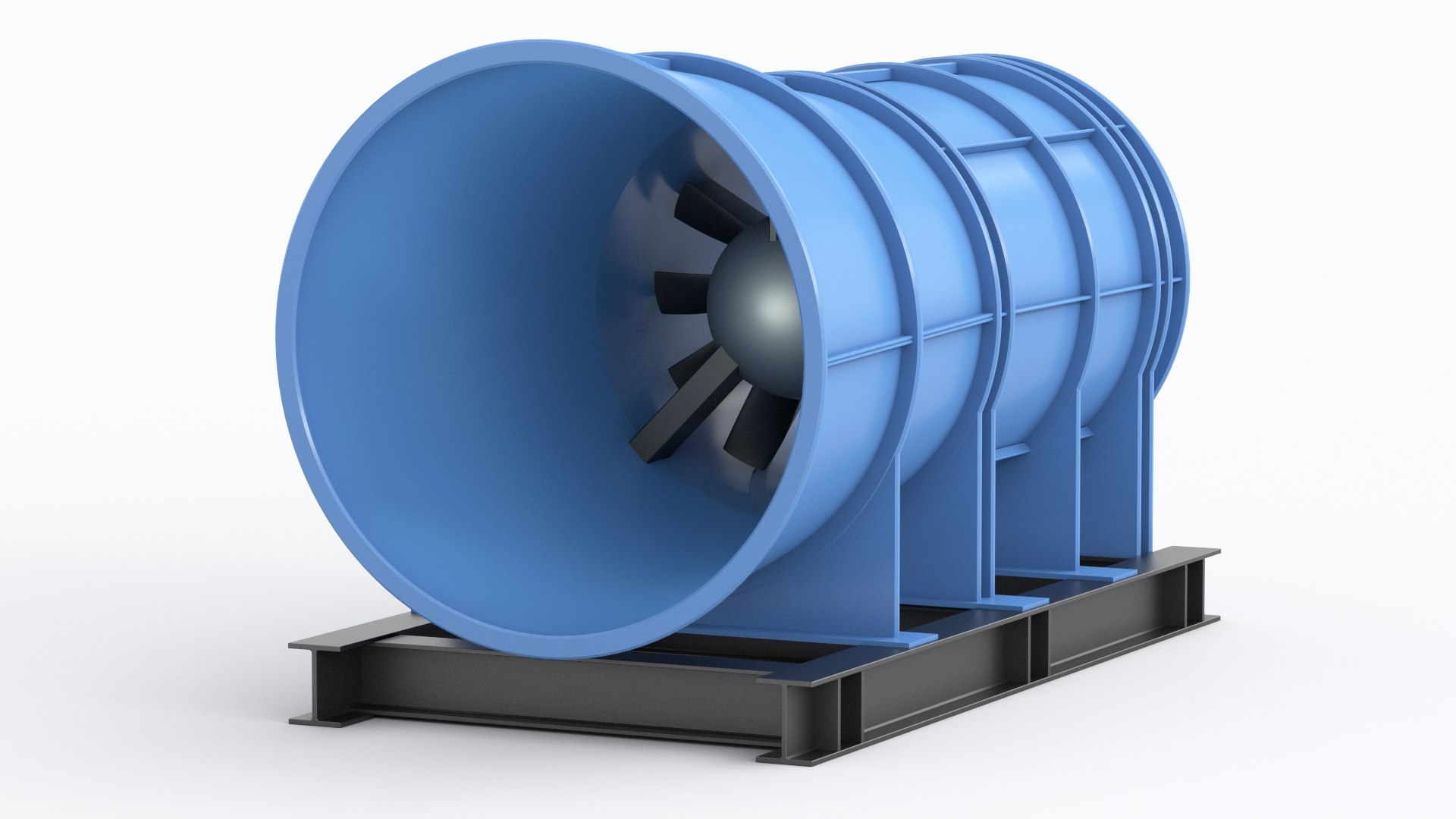 3D Large Industrial Ventilation Fan Model - TurboSquid 1822664