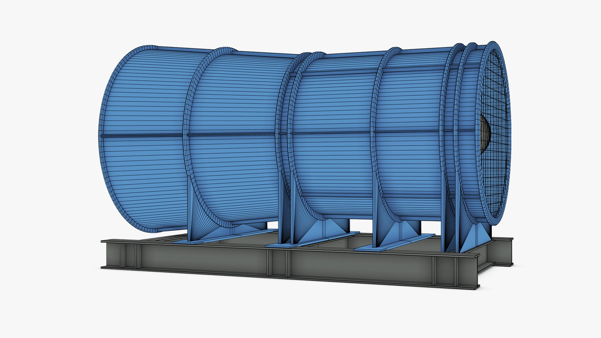 3D Large Industrial Ventilation Fan Model - TurboSquid 1822664