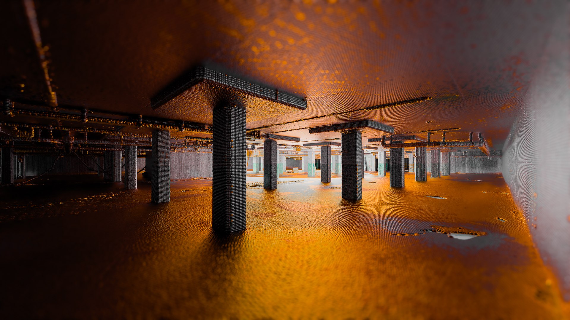 3D Underground Garage - Point Cloud - TurboSquid 2240421