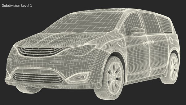 Family minivan 3D model - TurboSquid 1642435