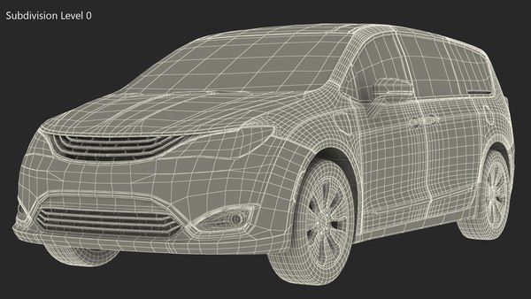 Family minivan 3D model - TurboSquid 1642435