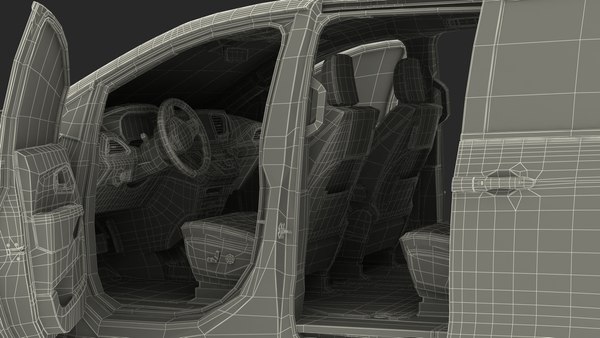Family minivan 3D model - TurboSquid 1642435