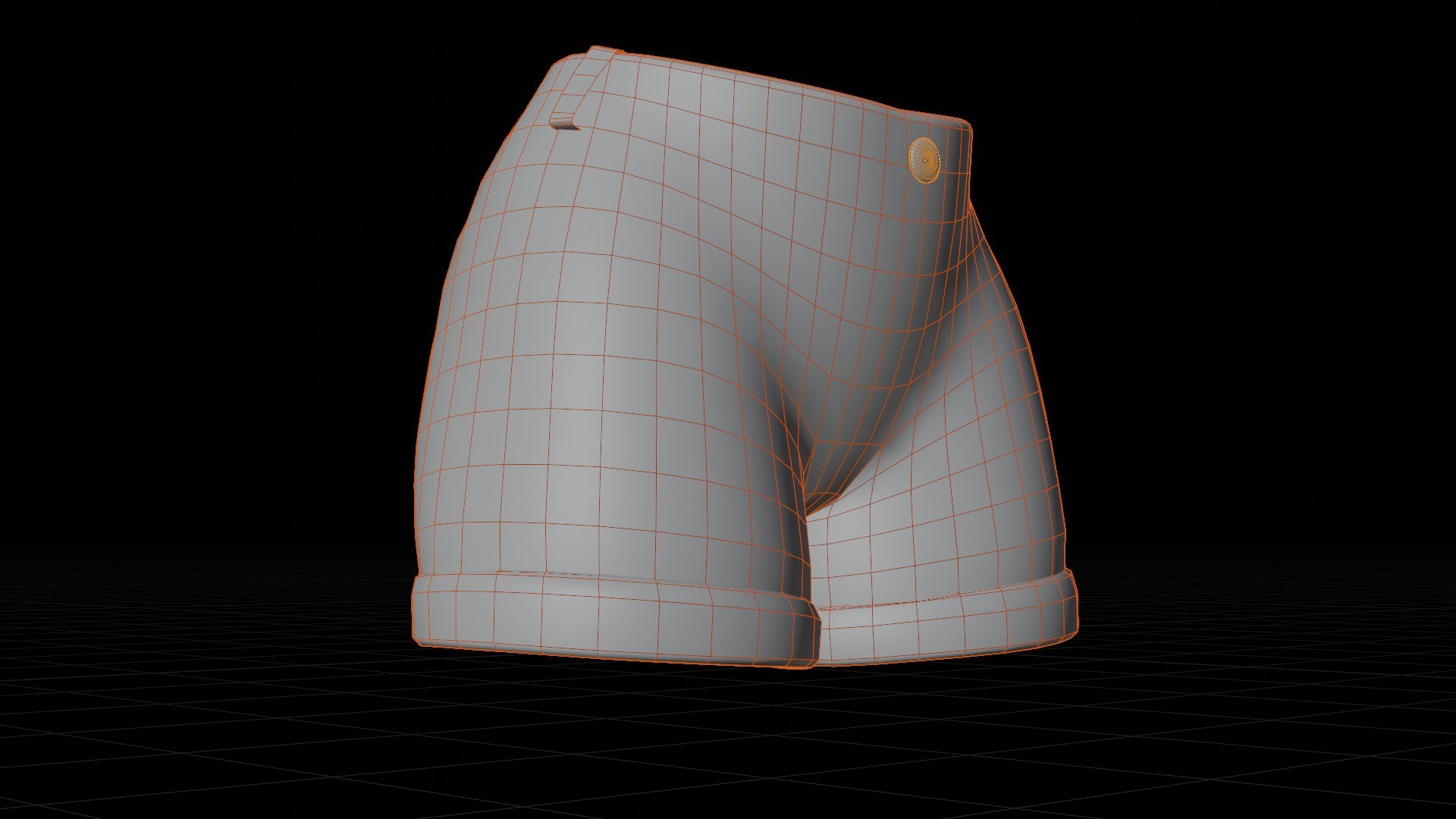 3D Denim Shorts - TurboSquid 2373089