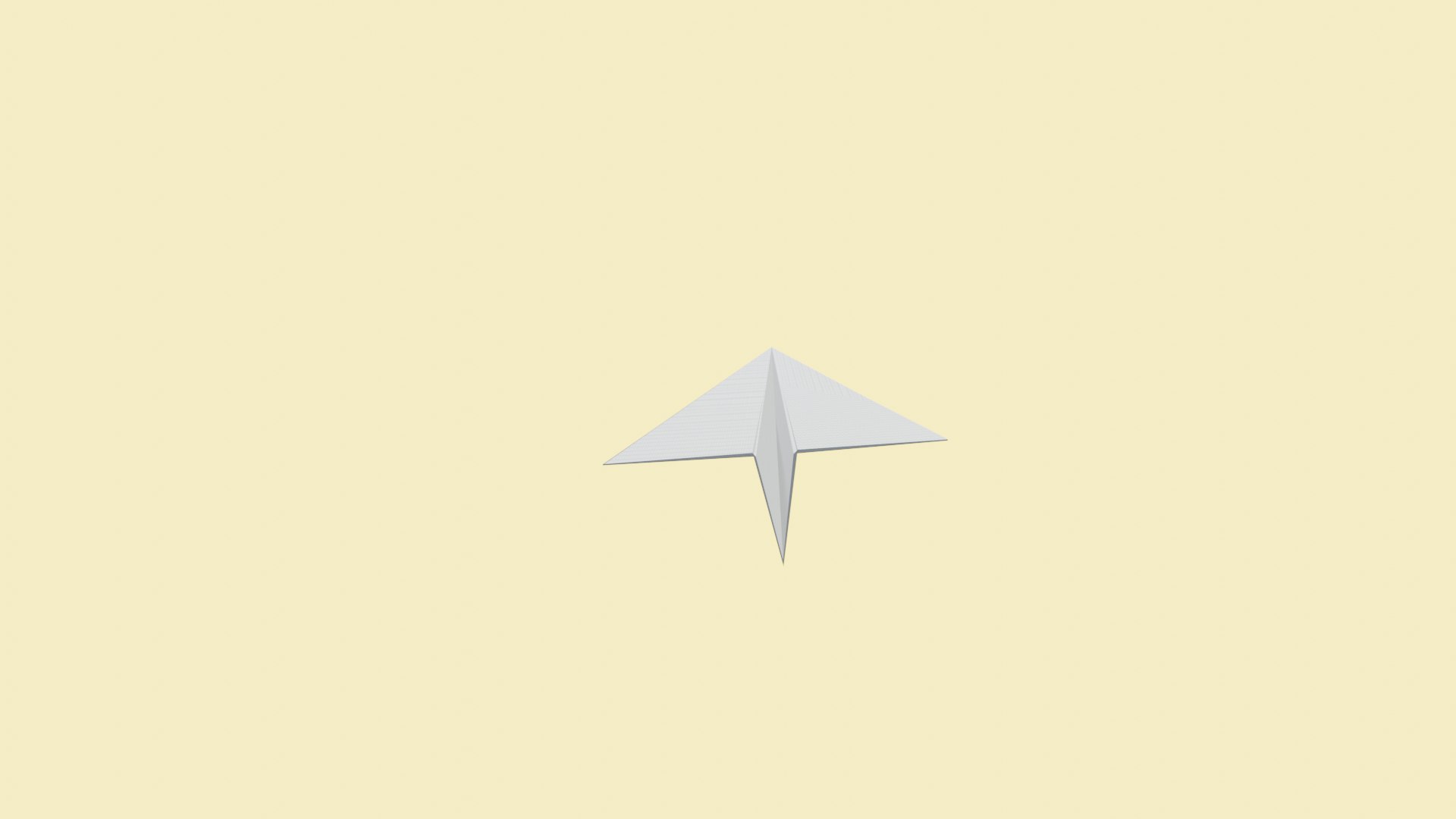 Paper Plane 3D - TurboSquid 1842097