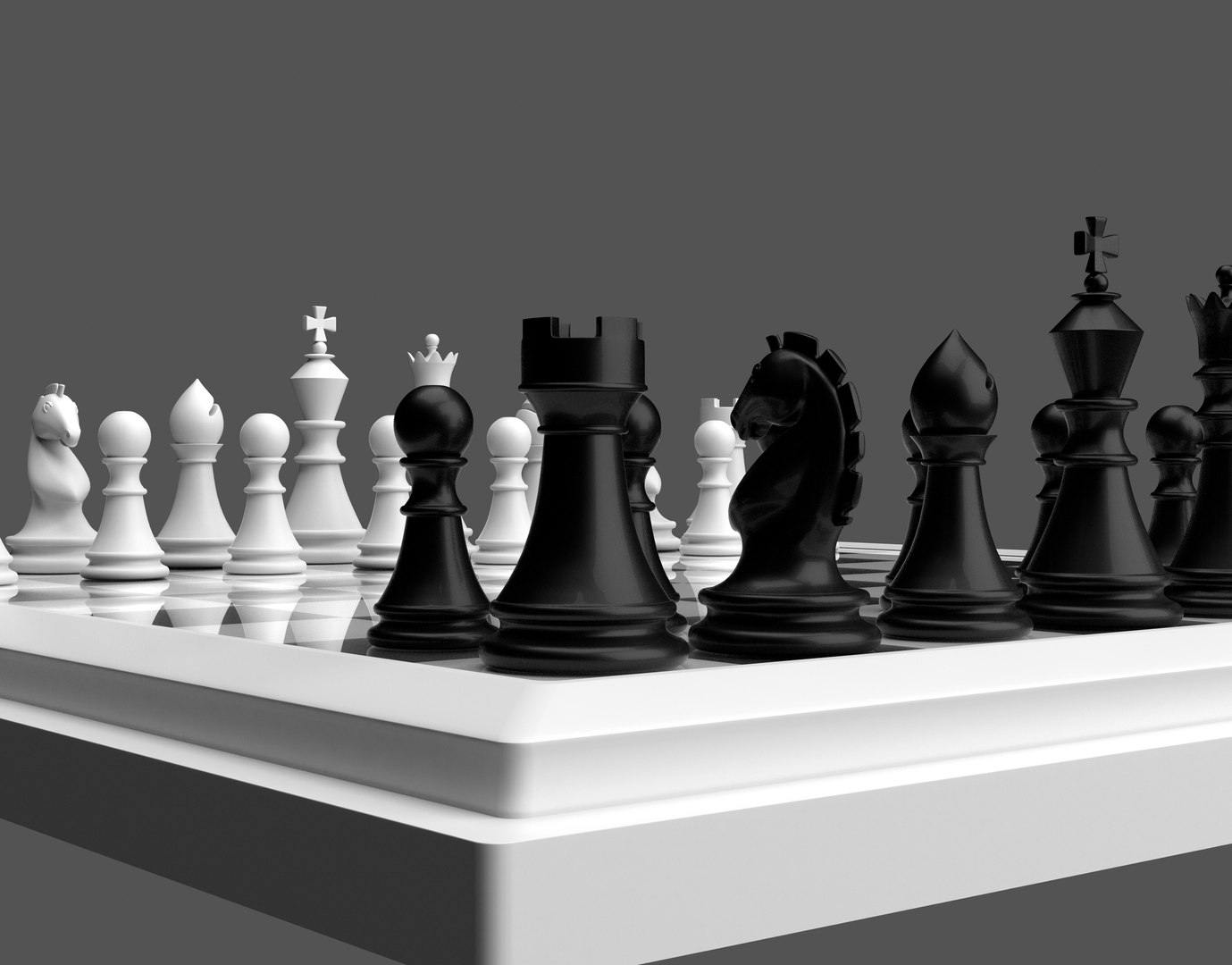 Chess Set 3D - TurboSquid 1537957