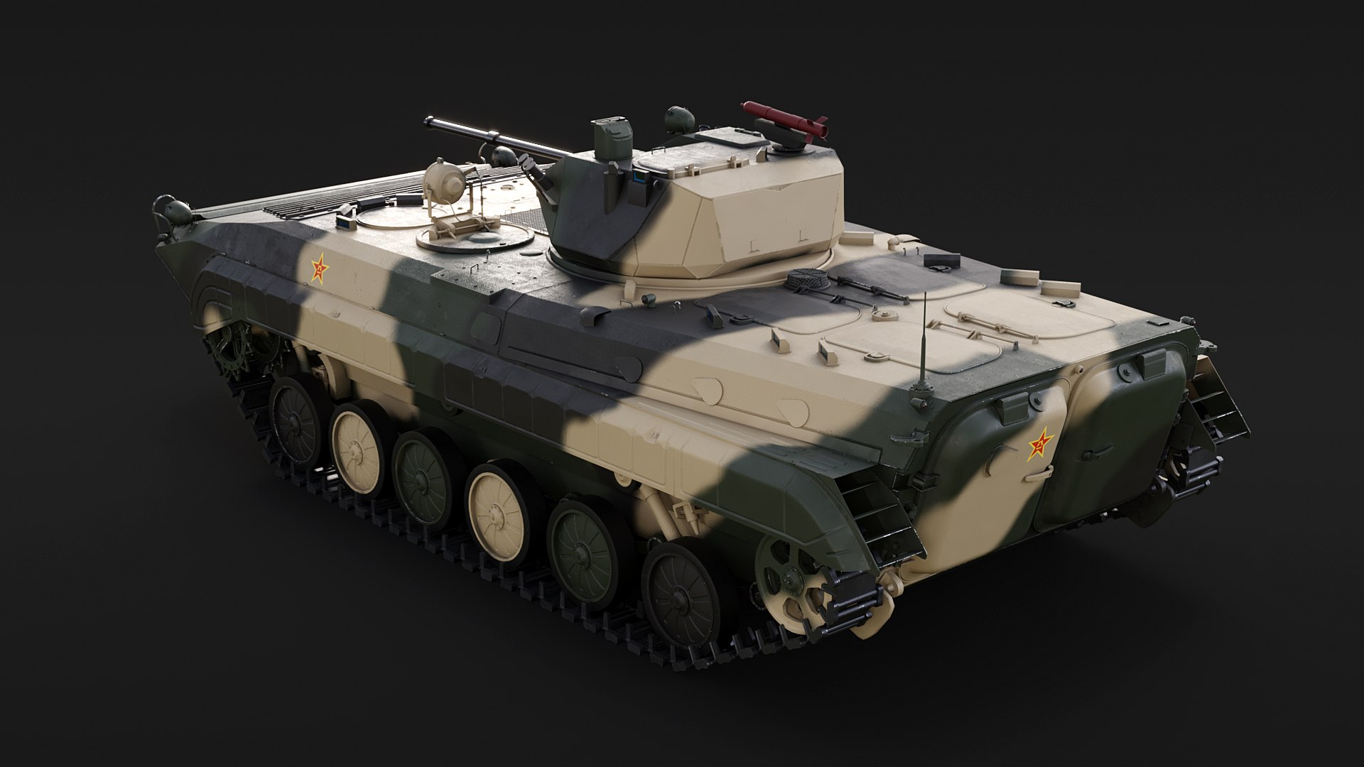 3D Chinese PLA ZBD-86 IFV - TurboSquid 2131523