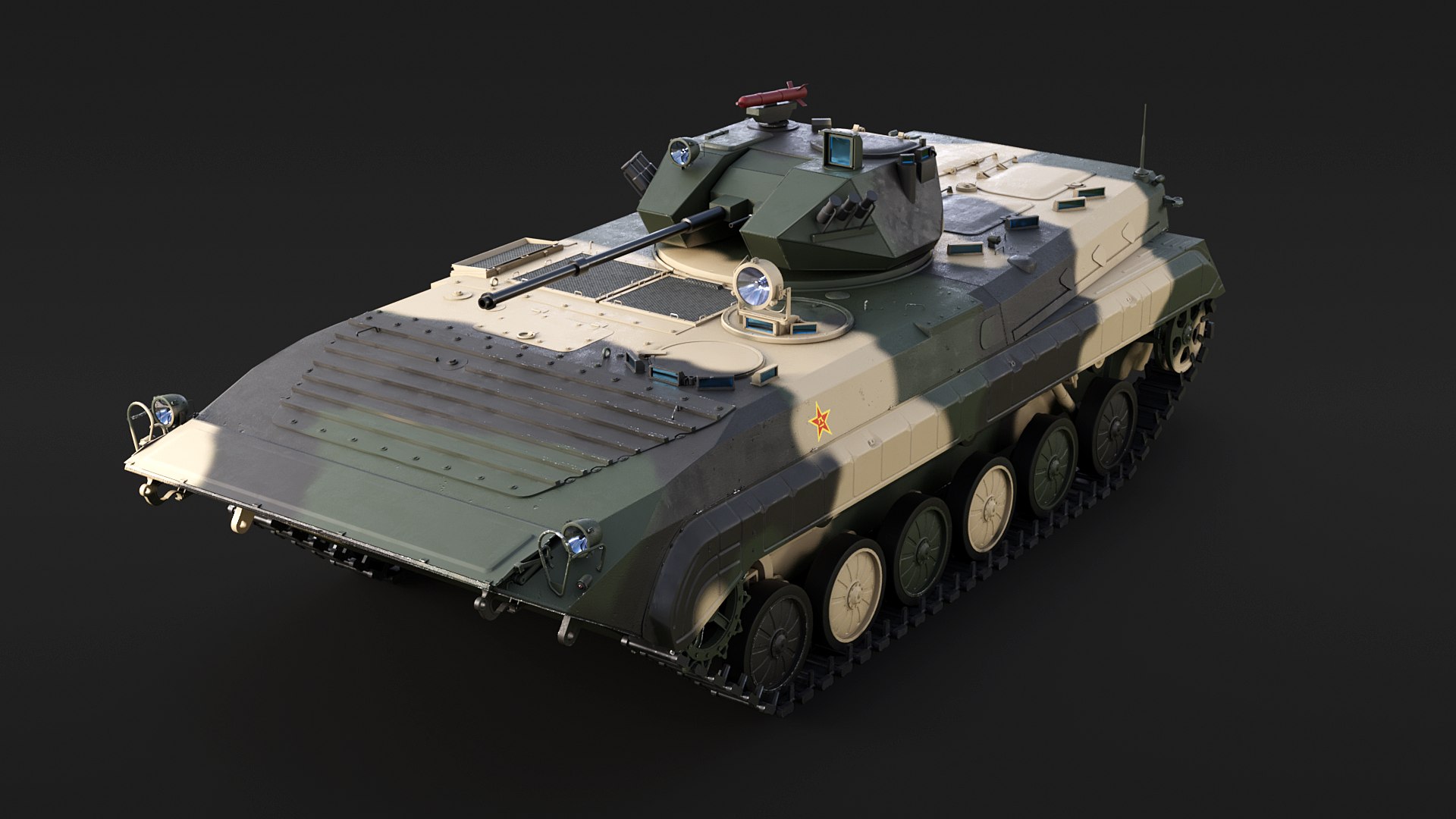 3D Chinese PLA ZBD-86 IFV - TurboSquid 2131523