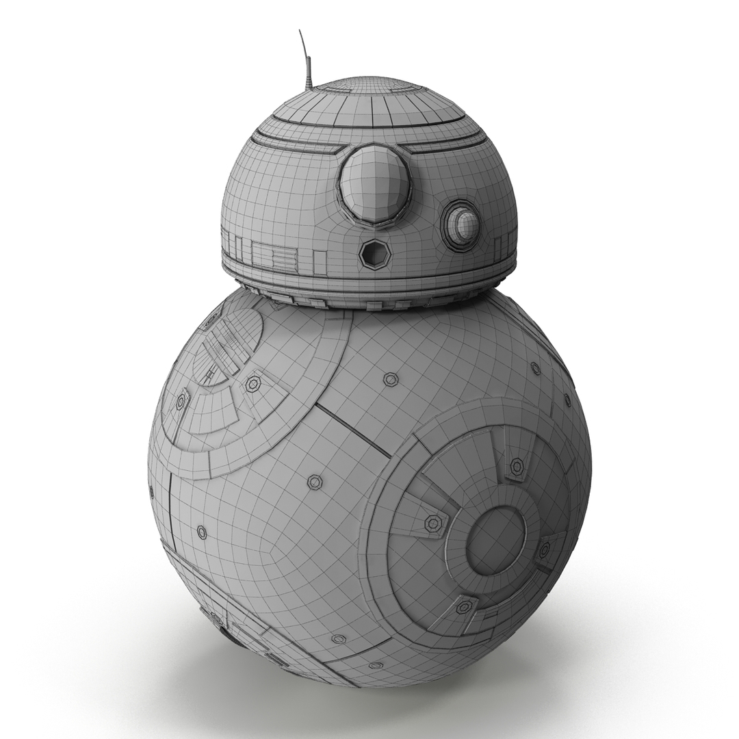 3d Model Bb-8 Enhance Realism